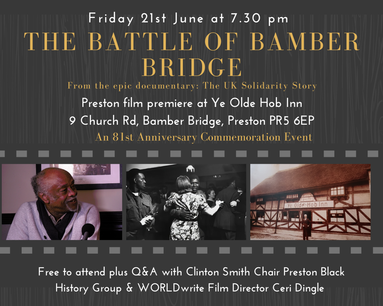 The Battle of Bamber Bridge, a short film – Preston Black History Group